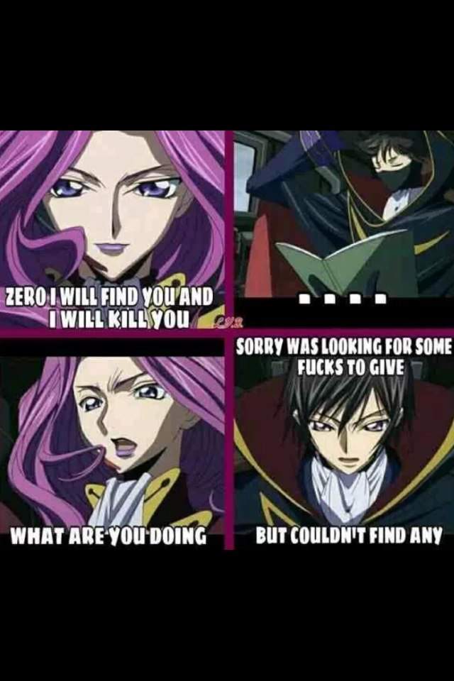 Code Geass Funny Anime Amino
