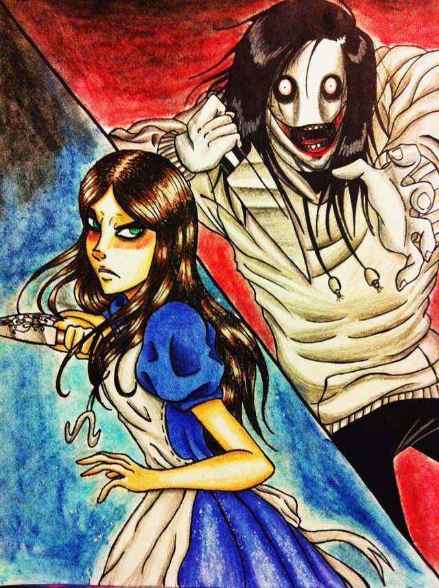Jeff The Killer X Alice Liddell Wiki Anime Amino