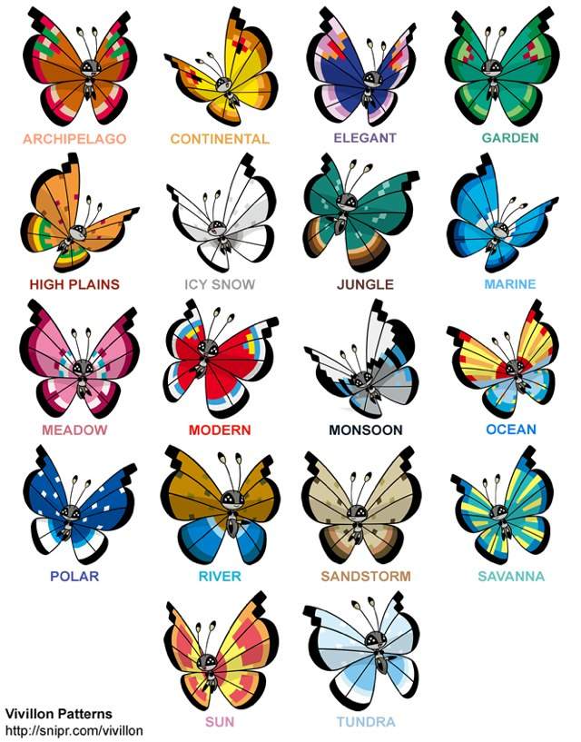 What Vivillon Pattern Do You Have Video Games Amino